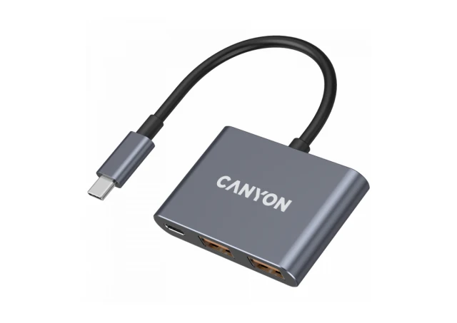 CANYON hub DS-3 3in1 USB-C Dark Grey | Jakov.RS