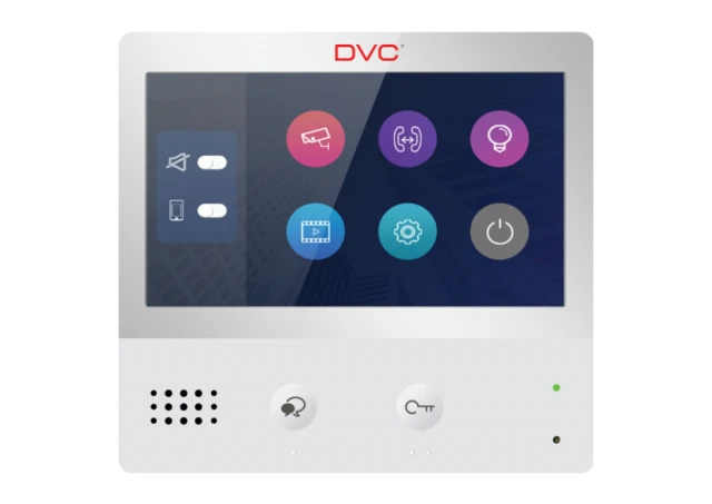 DVC DT471 7“ hands-free monitor za DVC DT interfonske sisteme, interna memorija poziva | Jakov.RS