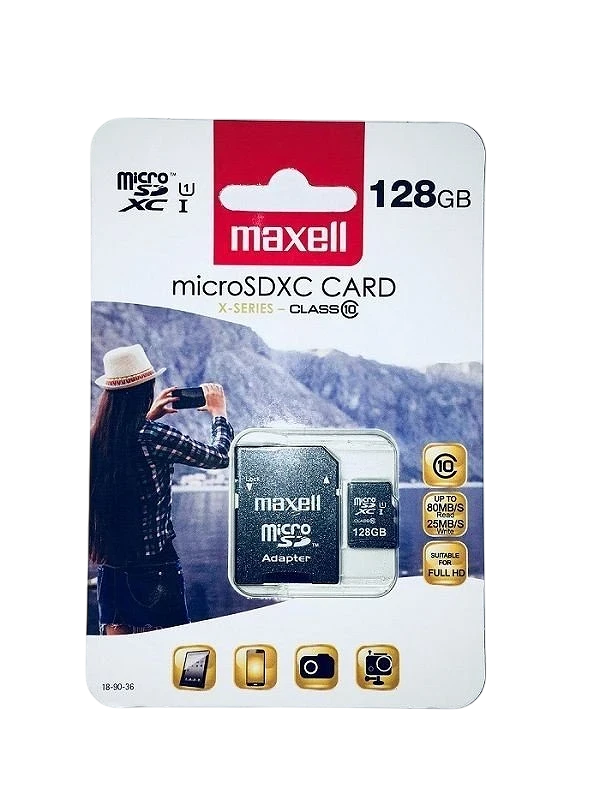 Maxell micro sdhc 128GB class 10 + adapter - Cena, Specifikacije i Akcija | Jakov.RS