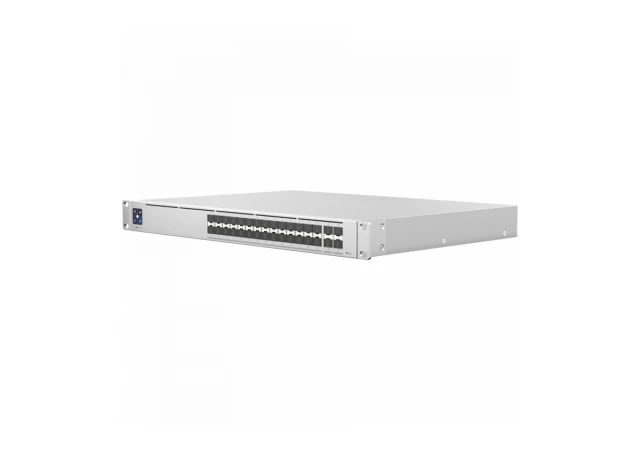 UBIQUITI Hi-Capacity Aggregation; (28) 10G SFP+ ports; (4) 25G SFP28 ports; DC power backup ...