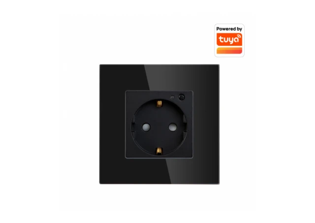 Uzidna Wi-Fi smart utičnica sa meračem potrošnje WFZU-W01/BK | Jakov.RS - Odlična ponuda