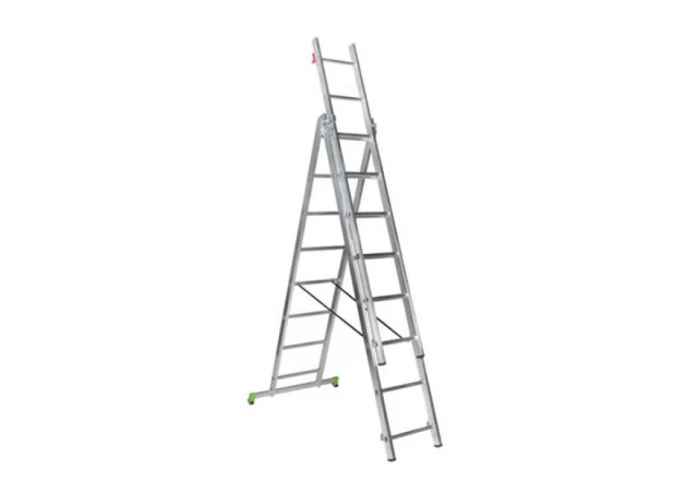 Aluminijumske merdevine 3x8 trodelne Microcer - Cena, Specifikacije i ...