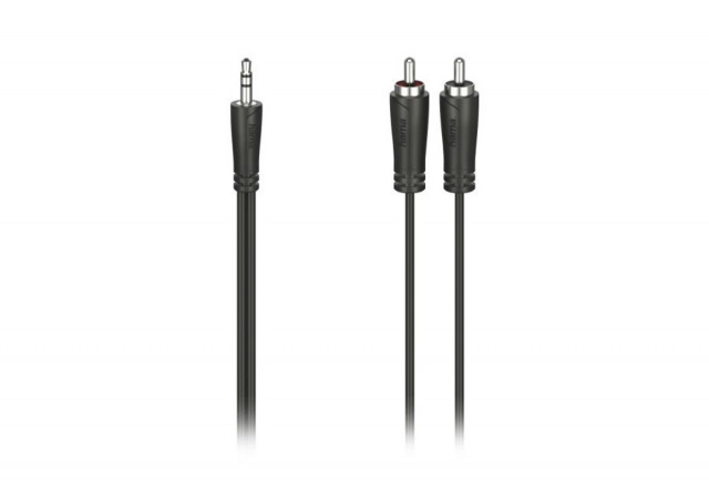 HAMA Audio Kabl 3.5mm (muški) na 2x činč (muški), 3m | Samo 290 RSD!
