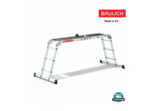 BAULICH 4x3 Zglobne Merdevine sa Platformom PRO - Cena, Specifikacije i ...