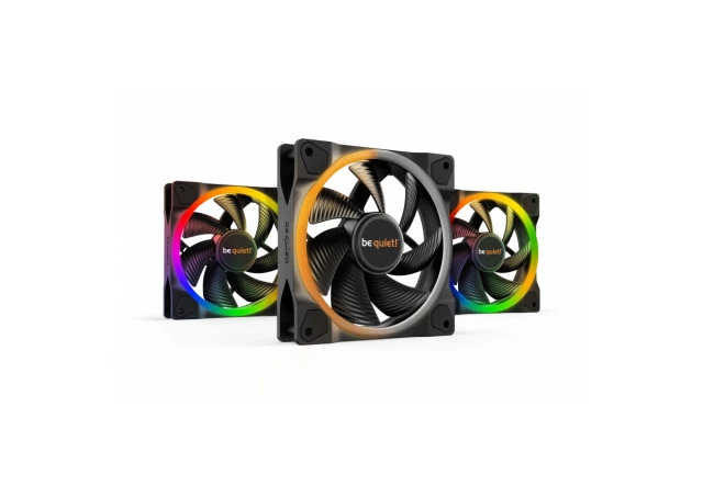 be quiet! BL077 LIGHT WINGS 120mm PWM high-speed, Triple Pack with ARGB ...
