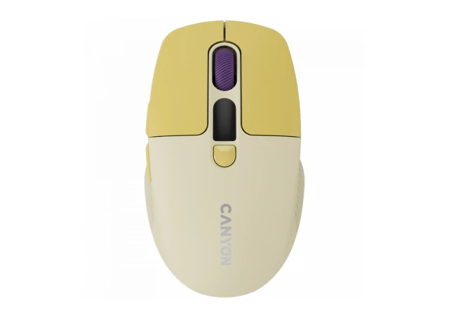 CANYON mouse MW-26 LCD Silent Dual Mode Wireless Yellow - Cena ...