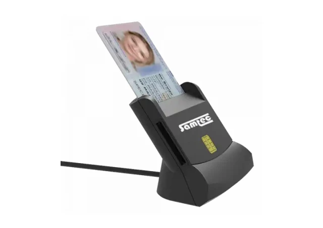 Čitač smart kartica Samtec SMT-603(za biometrijske lične karte), USB ...