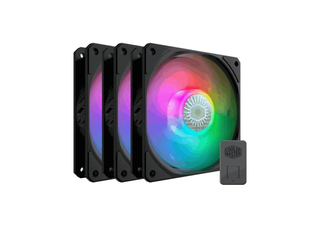 COOLER MASTER SickleFlow Edge 120 ARGB set 3 ventilatora i kontroler ...
