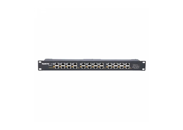 Extralink 12 Port 10/100/1000 PoE injector, 19'', rack mount | Jakov.RS ...