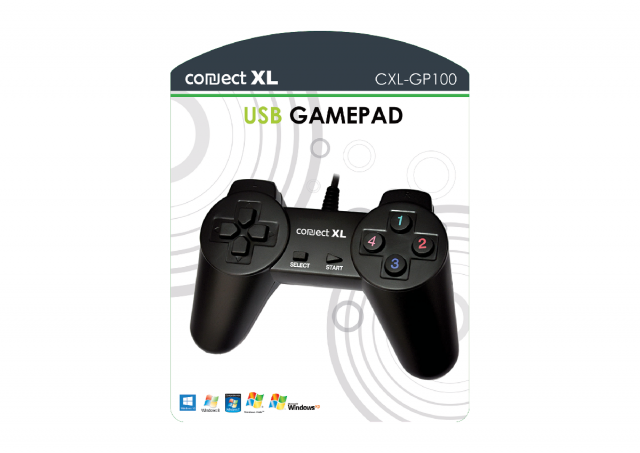 Connect XL Gamepad za PC, 14 tipki/tastera (8-way), konekcija USB - CXL ...