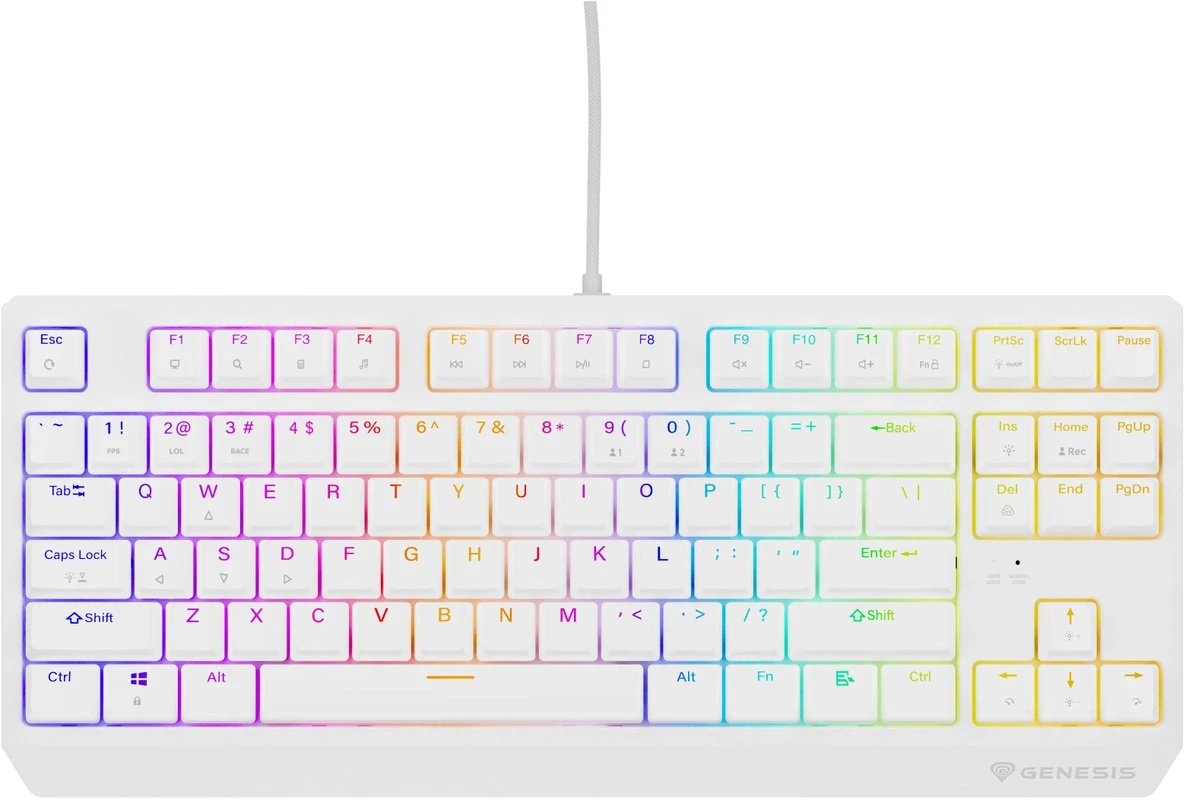 Genesis Thor 230 TKL RGB Gaming Keyboard Mechanical Backlight, Outemu ...
