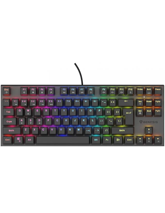 Genesis Thor 303 TKL RGB Gaming Keyboard Mechanical Backlight, Silent ...