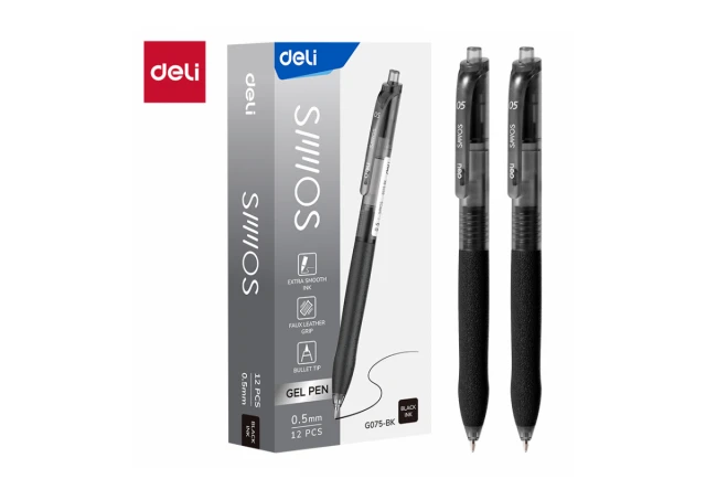 GEL ROLER DELI CRNI EG075-BK - Cena, Specifikacije i Akcija | Jakov.RS