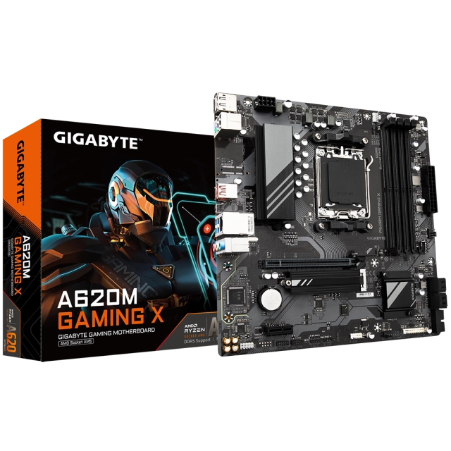 Gigabyte AM5, AMD A620 Chipset, Dual Channel DDR5 4x SMD DIMMs with AMD ...