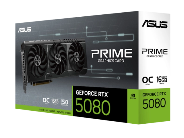 Graficka karta ASUS PRIME-RTX5080-O16G NVD/16GB/GDDR7/256bit/crna ...