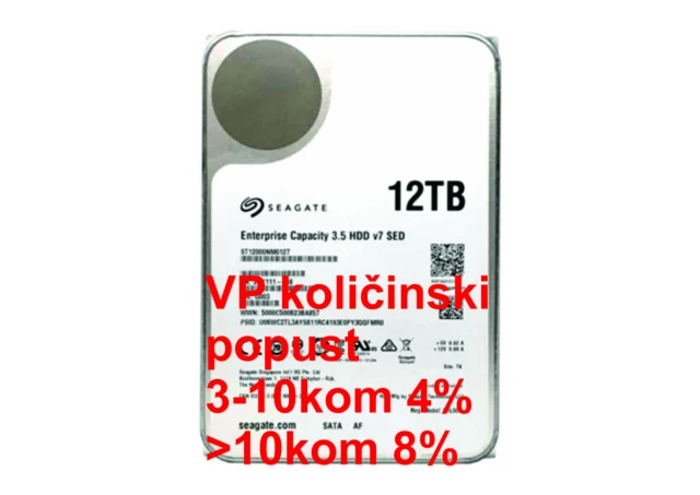 HDD 3.5 ** 12TB ST12000NM0127 Seagate Enterprise 512e 7200rpm 256mb ...