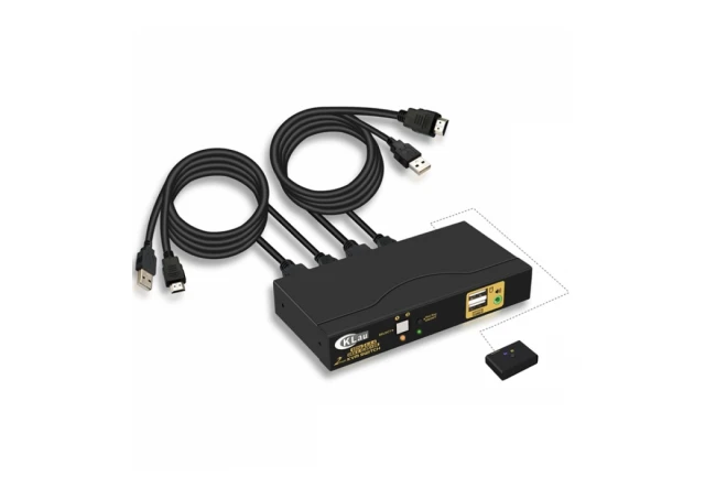 HDMI KVM USB svič CKL-62HUA-1A 2 ports HDMI 1.4a Compliant up to 4096× ...