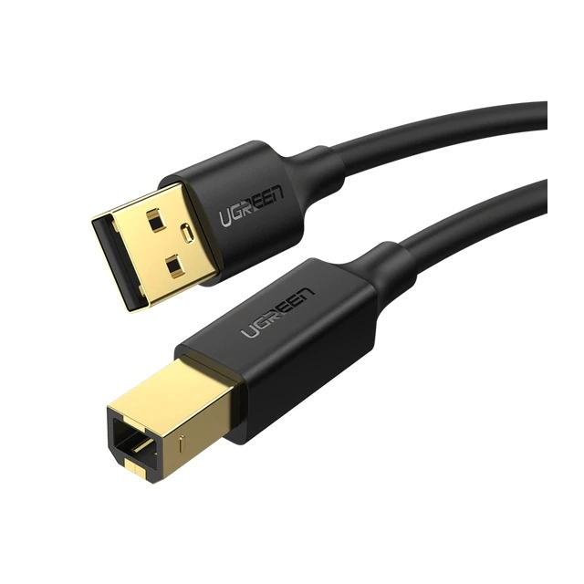 KABL USB UGREEN 2.0 US135 USB-A NA USB-B CRNI 2M ZA ŠTAMPAČ *SR | Jakov.RS