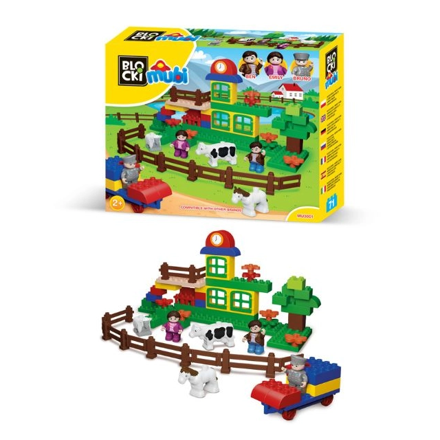 KOCKE BLOCKI MUBI NA FARMI 71PCS 76/3001 | Jakov.RS