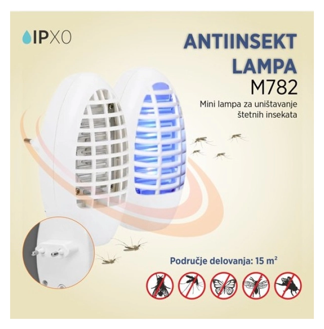 Lampa antiinsekt M782 1.2W LED mini lampa za uništavanje štetnih ...