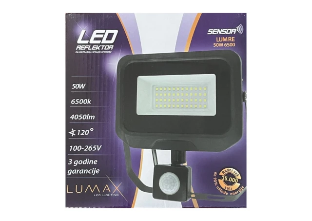 Led reflektor LUMRE-50W 6500 SENSOR | Jakov.RS - Odlična ponuda