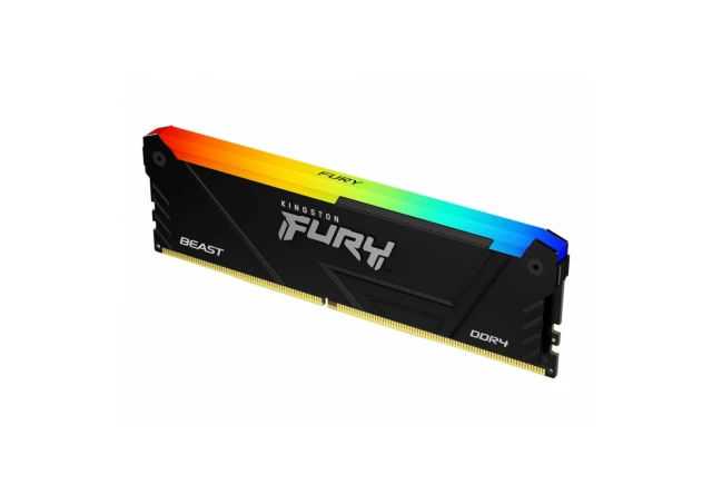 KINGSTON DIMM DDR4 8GB 3200MT/s KF432C16BB2A/8 Fury Beast RGB Black ...