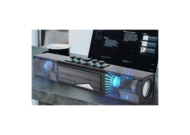 Microlab MS213B Bluetooth speaker soundbar 2x10W, Baterija 3.7V/4000mA ...
