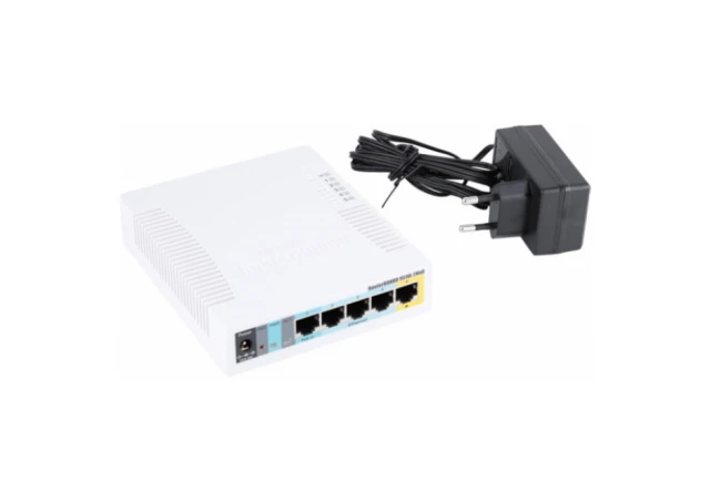 MikroTik RouterBoard RB951Ui-2HnD High power1000mW (30dBm) access point ...