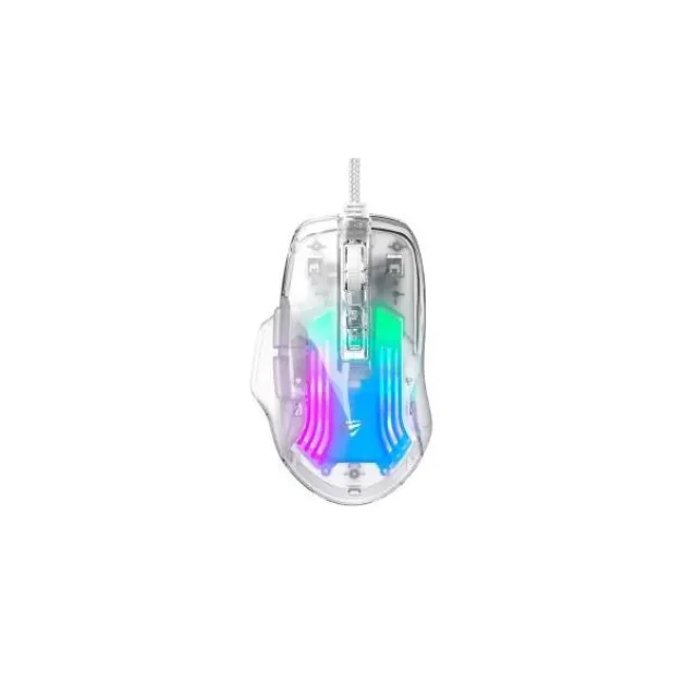 Havit USB miš MS1011SE transparent bela / 66014 - Cena, Specifikacije i ...