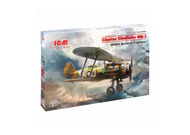 Model Kit Aircraft - Gloster Gladiator Mk.I WWII British Fighter 1:32 ...