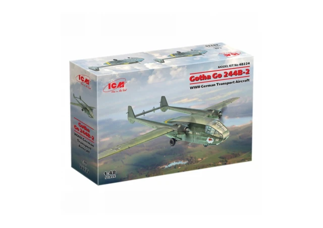 Model Kit Aircraft - Gotha Go 244B-2 WWII German Transport Aircraft 1: ...