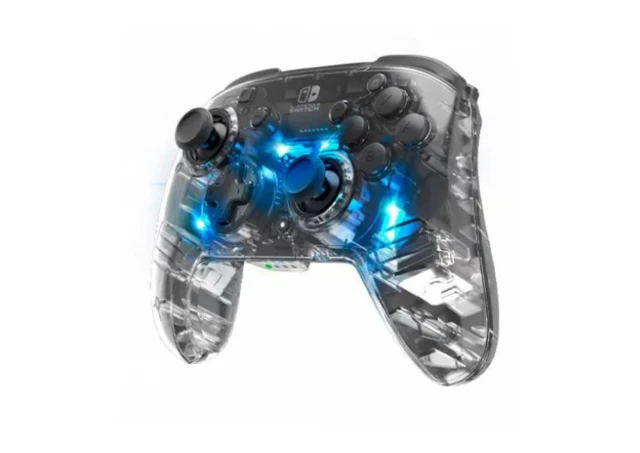 Nintendo Switch Deluxe Wireless Pro Controller Afterglow + Audio - Cena ...