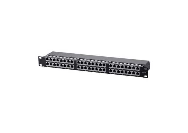 Patch panel 19" 1U sa 48 RJ-45 STP kat. 6a (SP6A-48-1U) - Cena ...