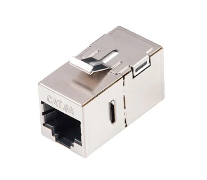 Modul RJ-45 / RJ-45 Inline Coupler STP Fully Shielded kat. 6A (SIC-C6A ...