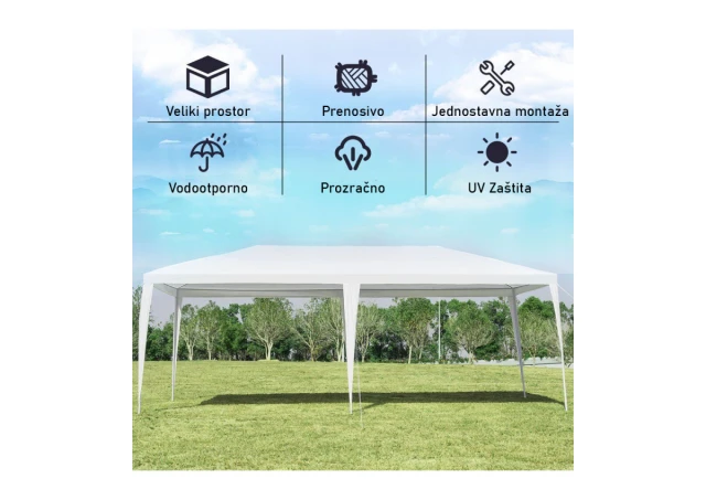 Paviljon 6x3m Bez Stranica 3x6x2,55m - Cena, Specifikacije i Akcija ...