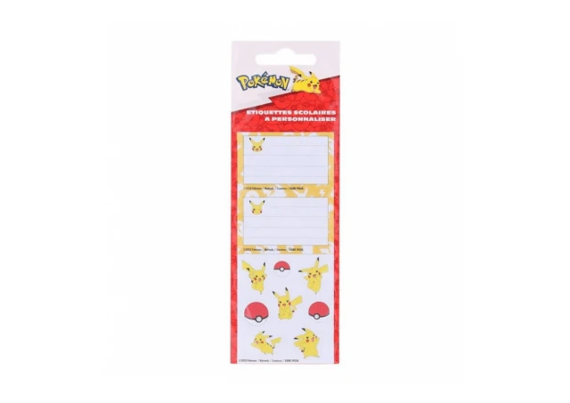 Pokemon - Pikachu School Sticers Label | Jakov.RS