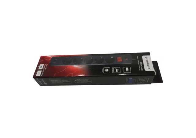 SPG5-B-10(3G1.5)**Gembird produzni kabl sa zastitom i 5 uticnica, 5V/3 ...