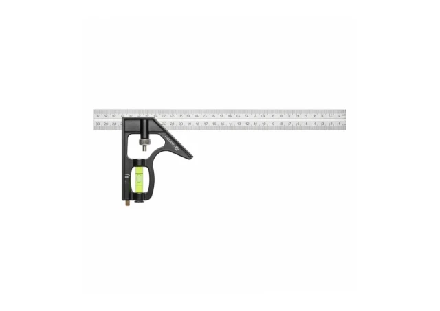 STOLARSKI VINKLA ALUMINIJSKA 300 MM S NIVELATOROM HT4M217 | Samo 1190 RSD!