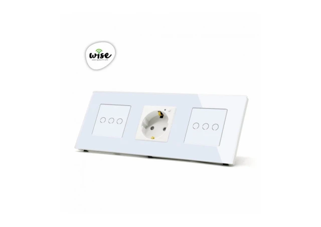 Wise Modularni prekidači i utičnice – 6 tastera, 1 wifi utičnica ...