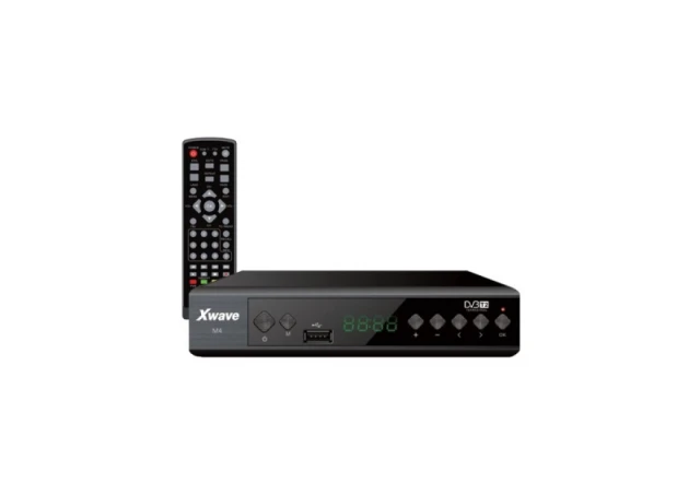 Xwave M4 DVB-T2 Set top box LED,Skart,,HDMI,USB,Media player - Cena ...